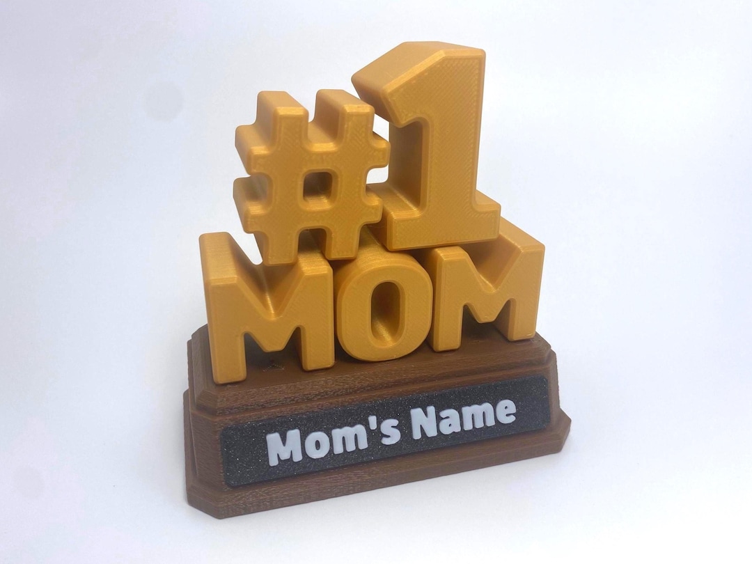 Customizable #1 Mom Trophy - Personalized Mother's Day Gift - Etsy