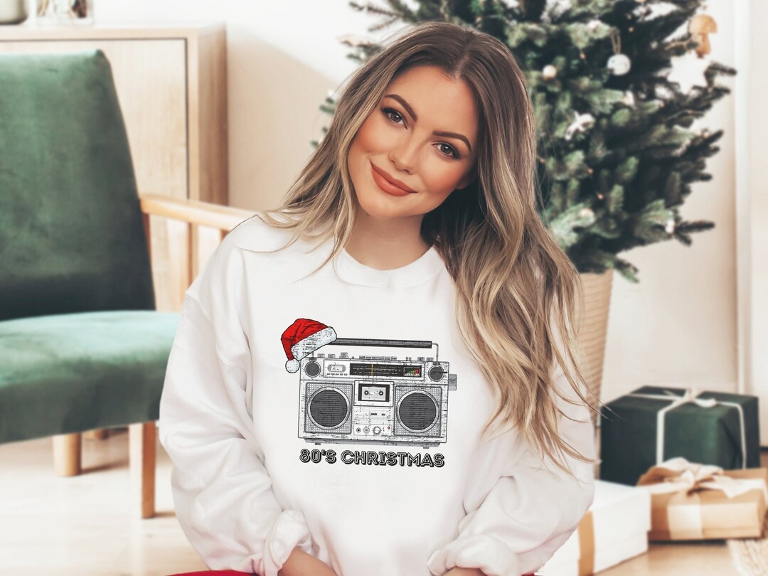 80's Christmas Sweater, Vintage Christmas Shirt, Christmas Sweatshirt ...