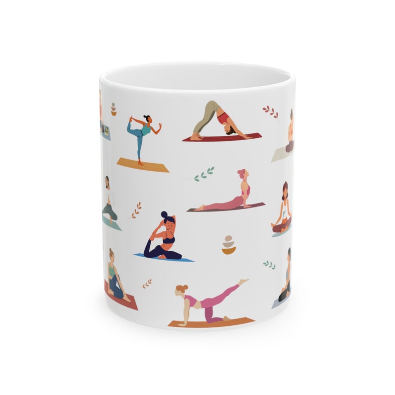 Yoga Instructor Gift, Yoga Mug, Yogi Gift, Yoga Coffee Cup, Yoga ...