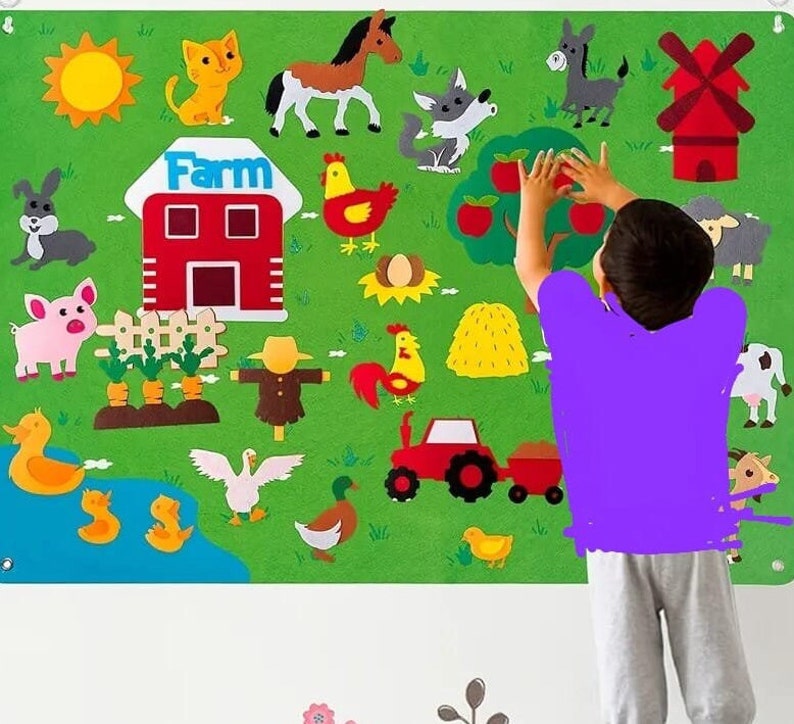 Felt Zoo Animals Mermaid - Etsy