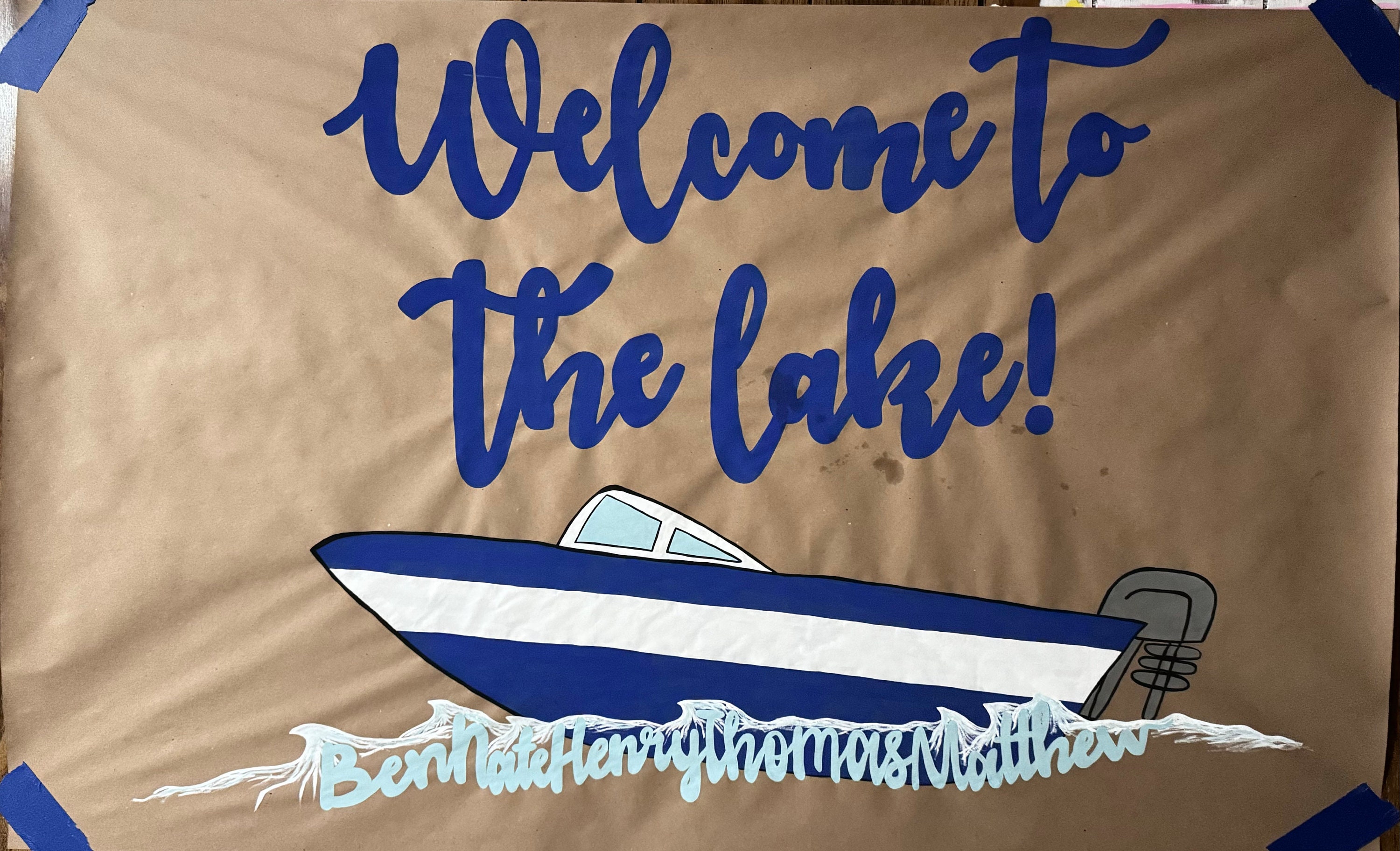 Summer Lake Banner - Etsy