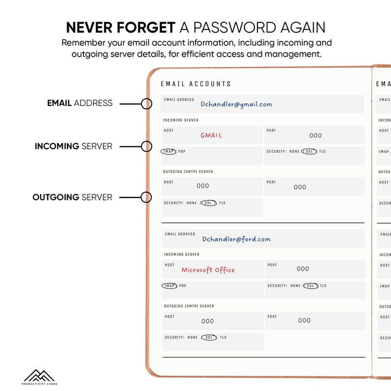 Password Book Max | Best Password Book With Alphabetical Tabs ...