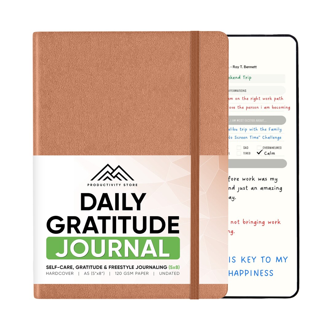 Daily Gratitude Journal Best Daily Journal for Men & Women for ...