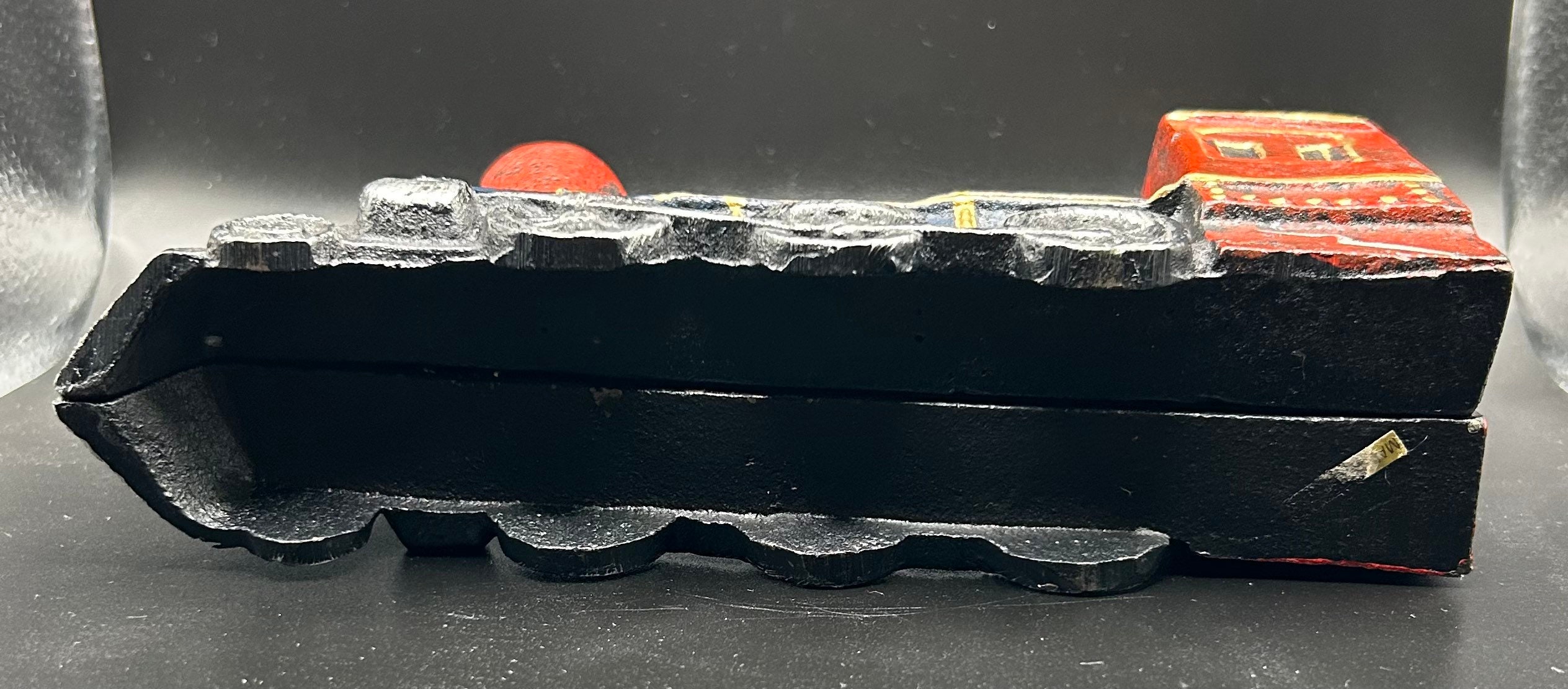 Vintage Train Coin Bank Cast Iron Good Condition Railroad - Etsy