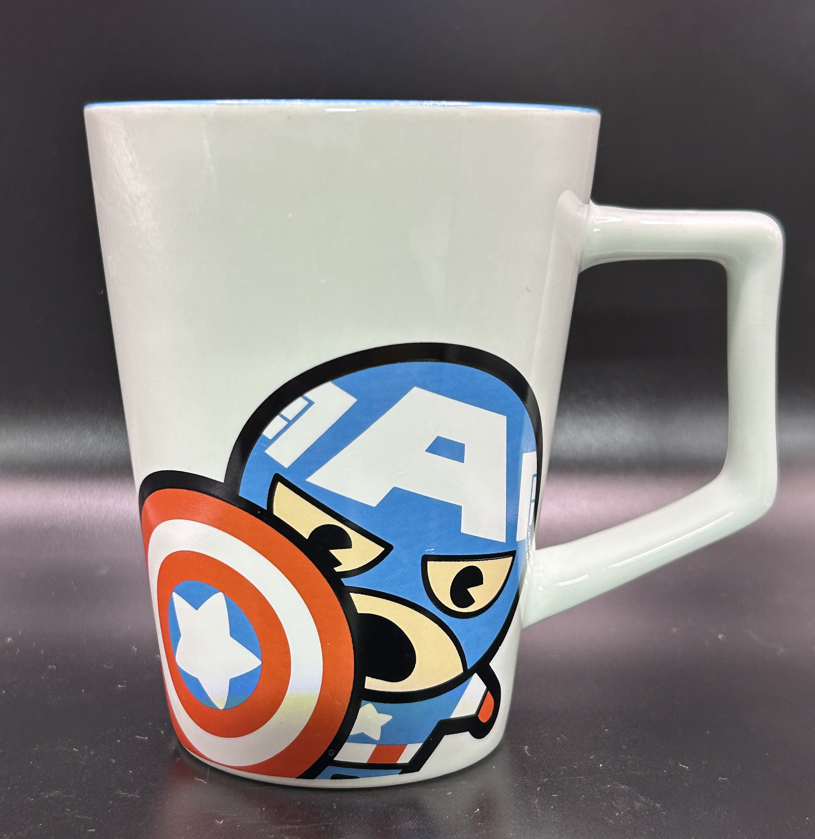 Marvel Avengers Captain America Mug Made by Miniso Life Great Condition ...