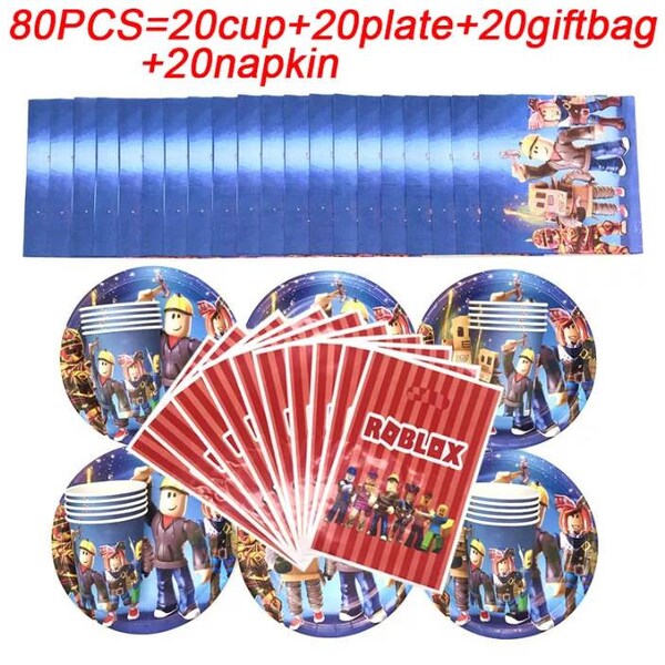 Roblox Party Supplies - Etsy