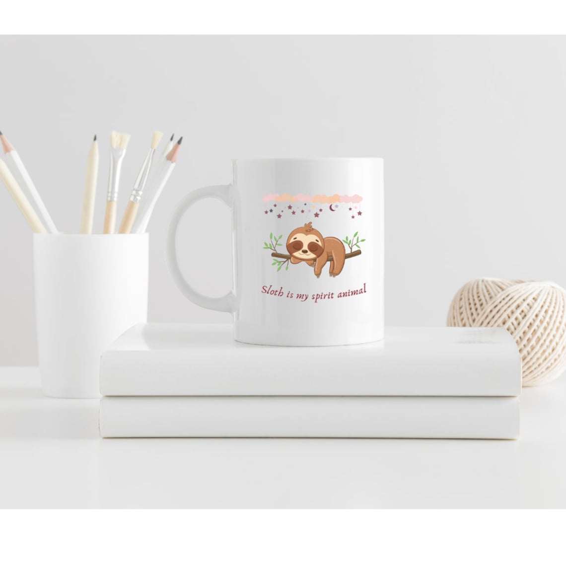 Sloth is My Spirit Animal Digital Graphic Art Download Sloth Relaxing ...