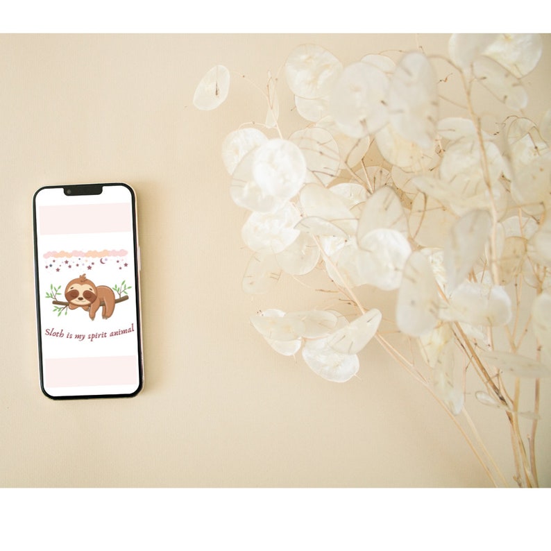 Sloth is My Spirit Animal Digital Graphic Art Download - Sloth Relaxing ...