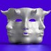 Female Horned 3 Faced Mask (STL) - Etsy