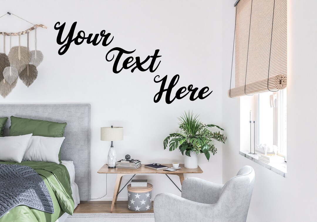 Personalized Wood Word Sign, Custom Wood Word Sign, Wall Quote, Wooden ...