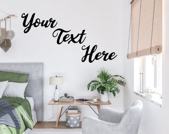 Custom Wood Word Sign, Personalized Wood Words, Wall Quotes, Wooden ...