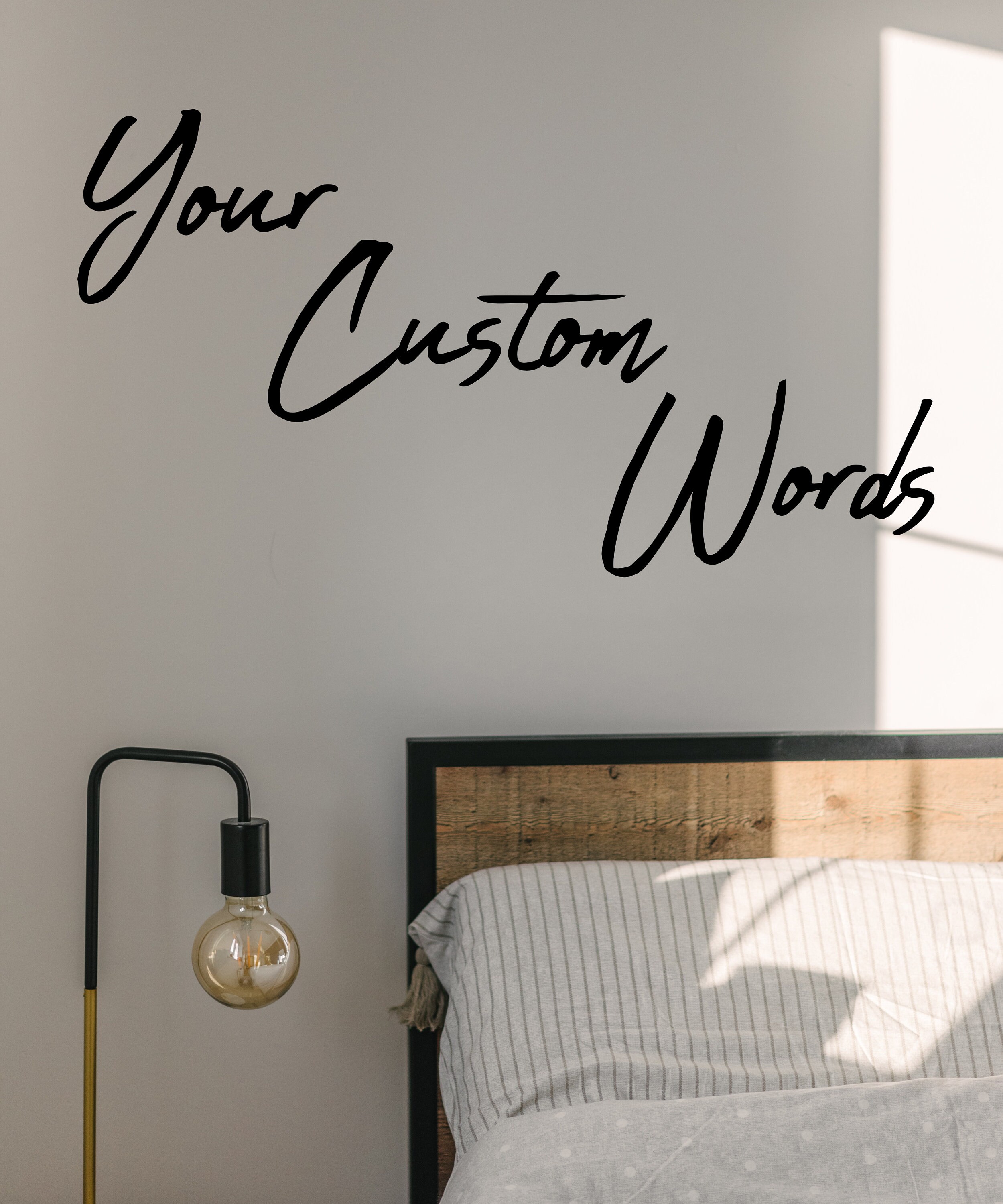 Custom Wood Word Sign, Personalized Wood Words, Wall Quotes, Wooden ...