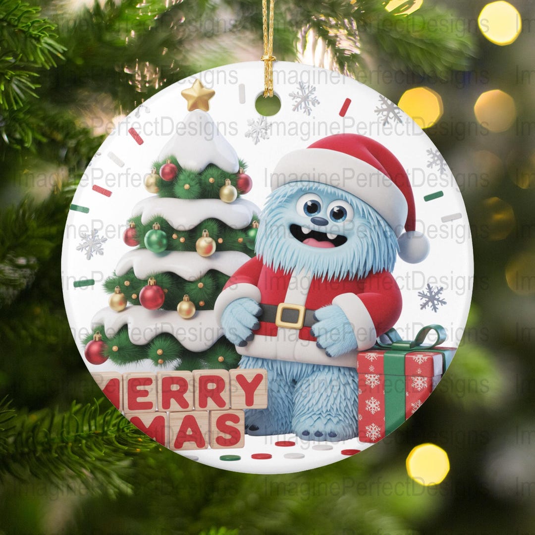 Cute Yeti Christmas, Digital Download, PNG Files, Holiday Graphics ...