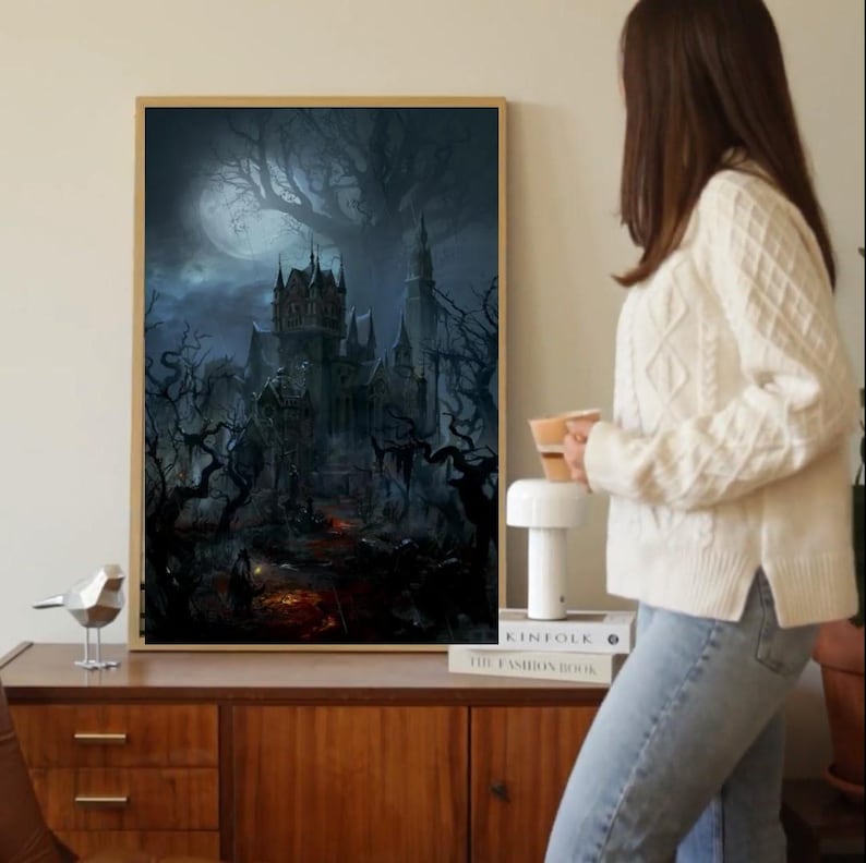 Bloodborne Game Poster Matte Finish Wall Art Framed Print for Gaming ...
