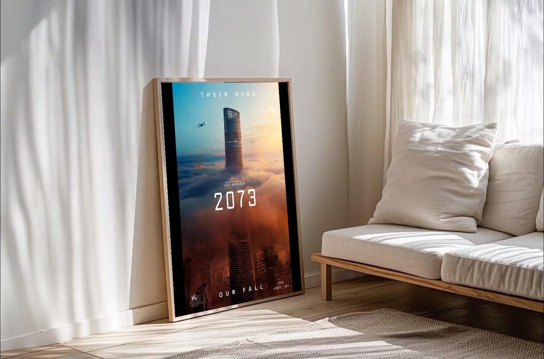 2073 Movie Poster 2024 Retro Aesthetic Sci Fi Art Print Festival Gifts ...