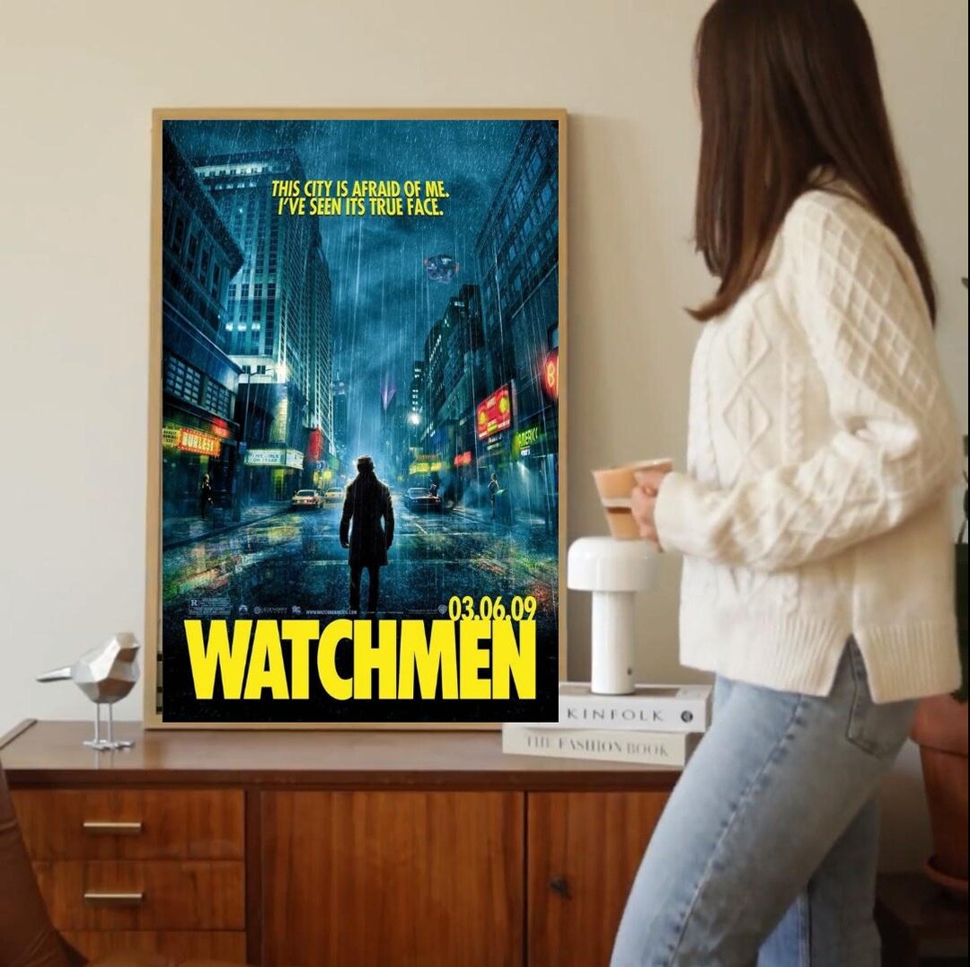 Watchmen Movie Poster Comicinspired Wall Art Dc Graphic Novel Print ...