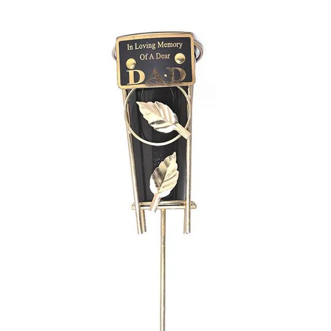 In Loving Memory Grave Pots Grave Vase With Metal Spike Memorial ...