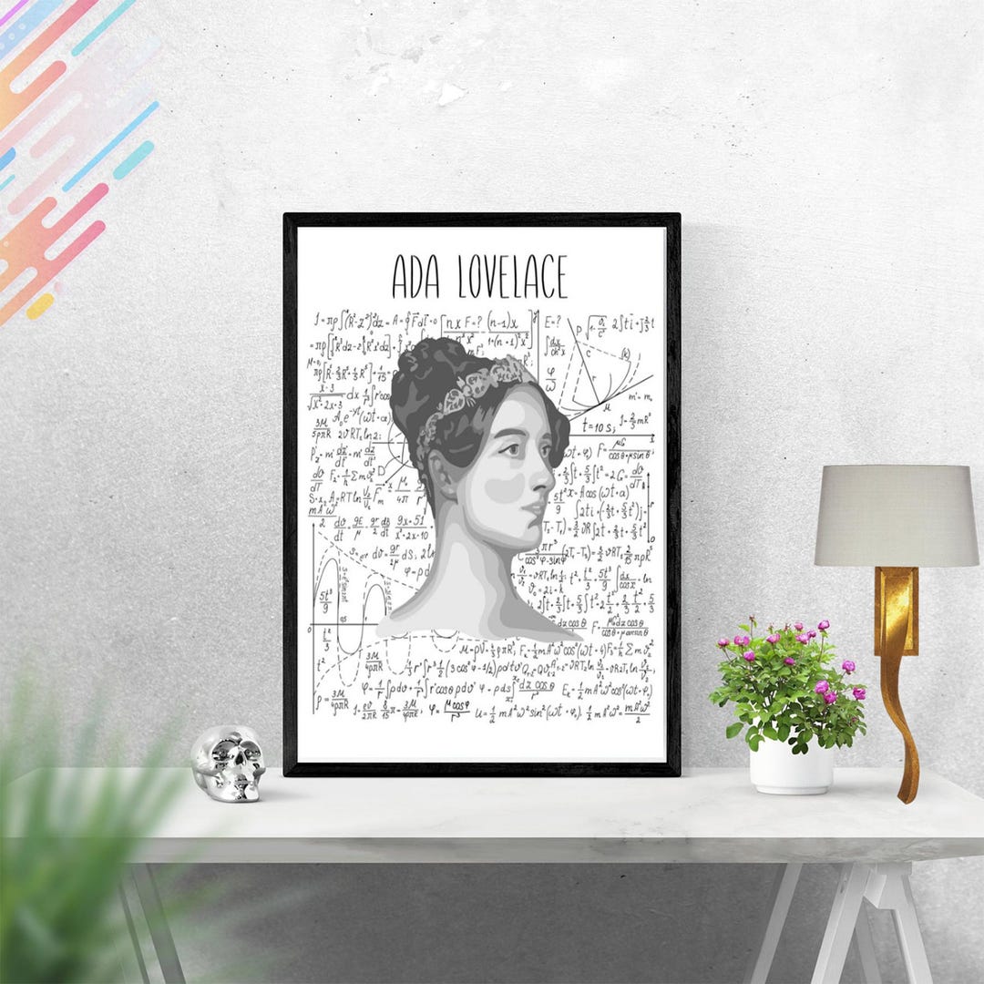 Portrait D'ada Lovelace Poster - Etsy