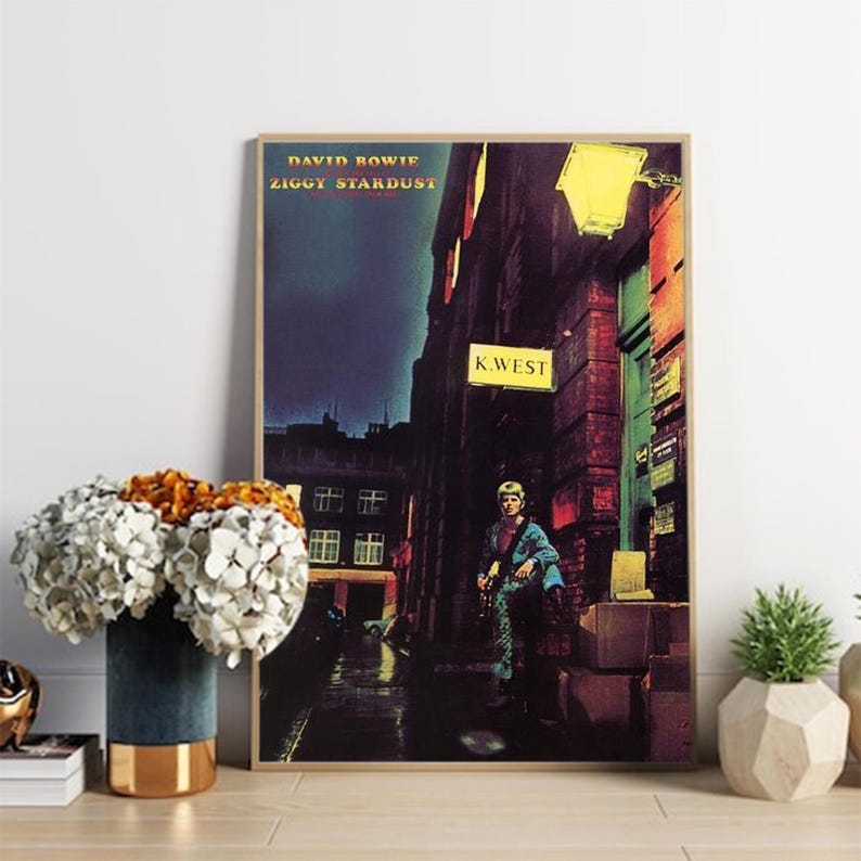 David Bowie - Ziggy Stardust Poster - Etsy