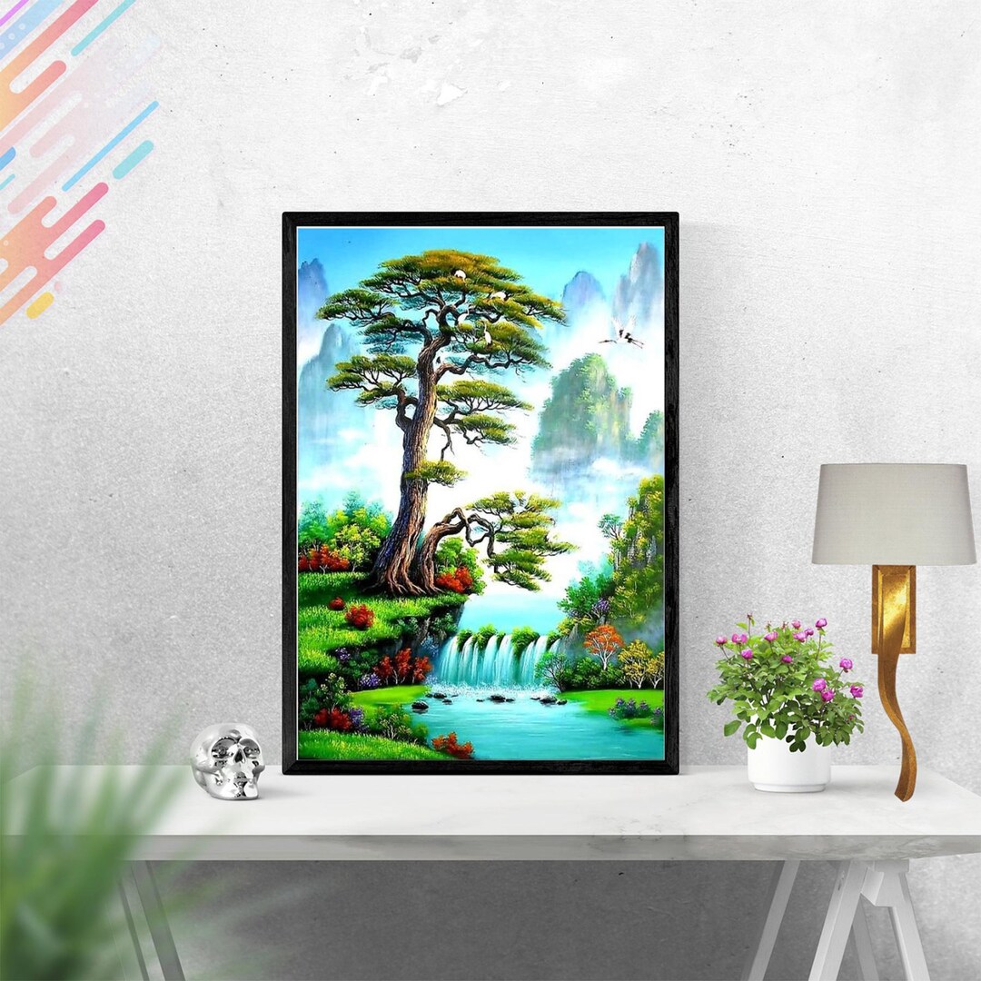 Poster Cetak Pemandangan Alam Poster - Etsy