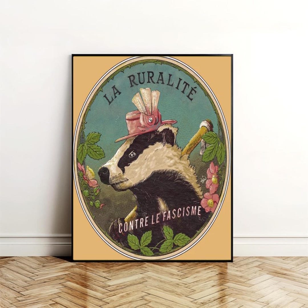 Ruralité Antifa Poster - Etsy