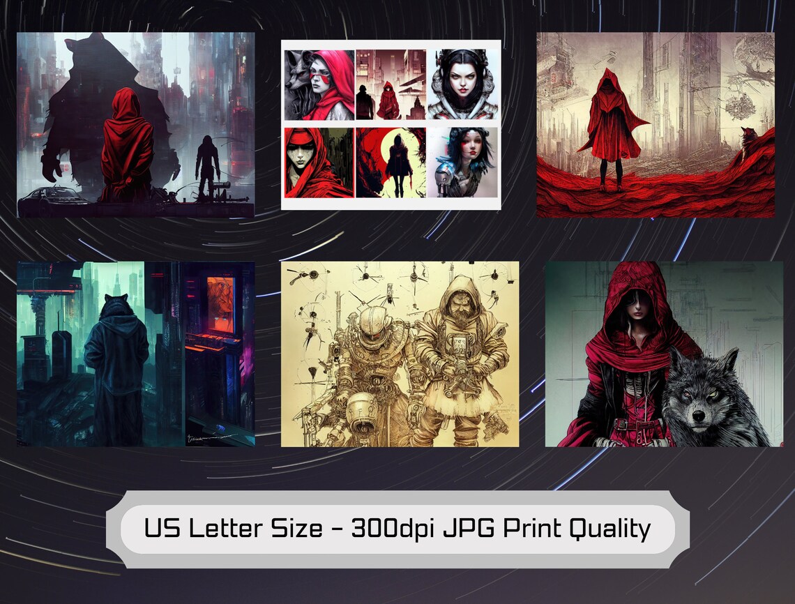 Cyberpunk Fairytale Junk Journal Pages 17 Digital Printable - Etsy