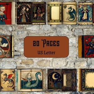 Medieval Visions Junk Journal Kit - 20 Printable Codex Junk Journal ...