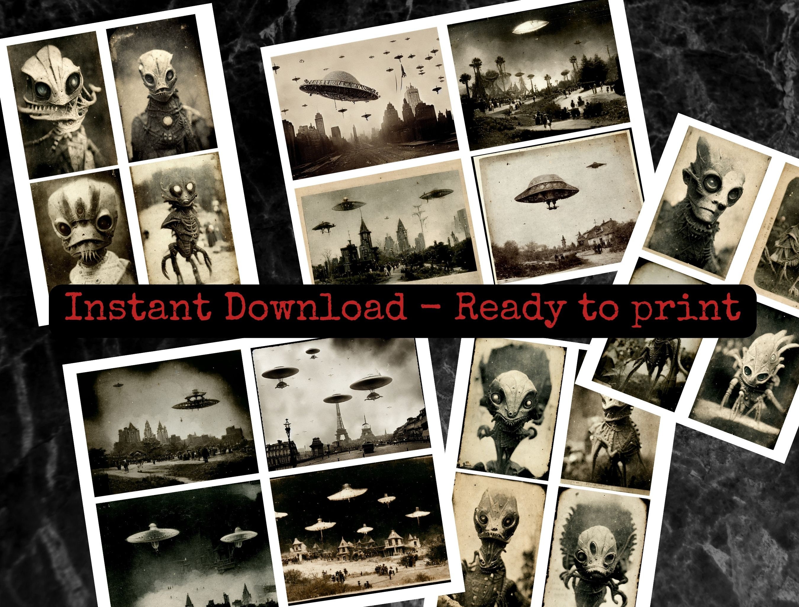 Classified Alien Footage 20 UFO and Alien Vintage Junk - Etsy