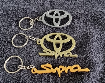 Toyota Supra Keychain - Etsy