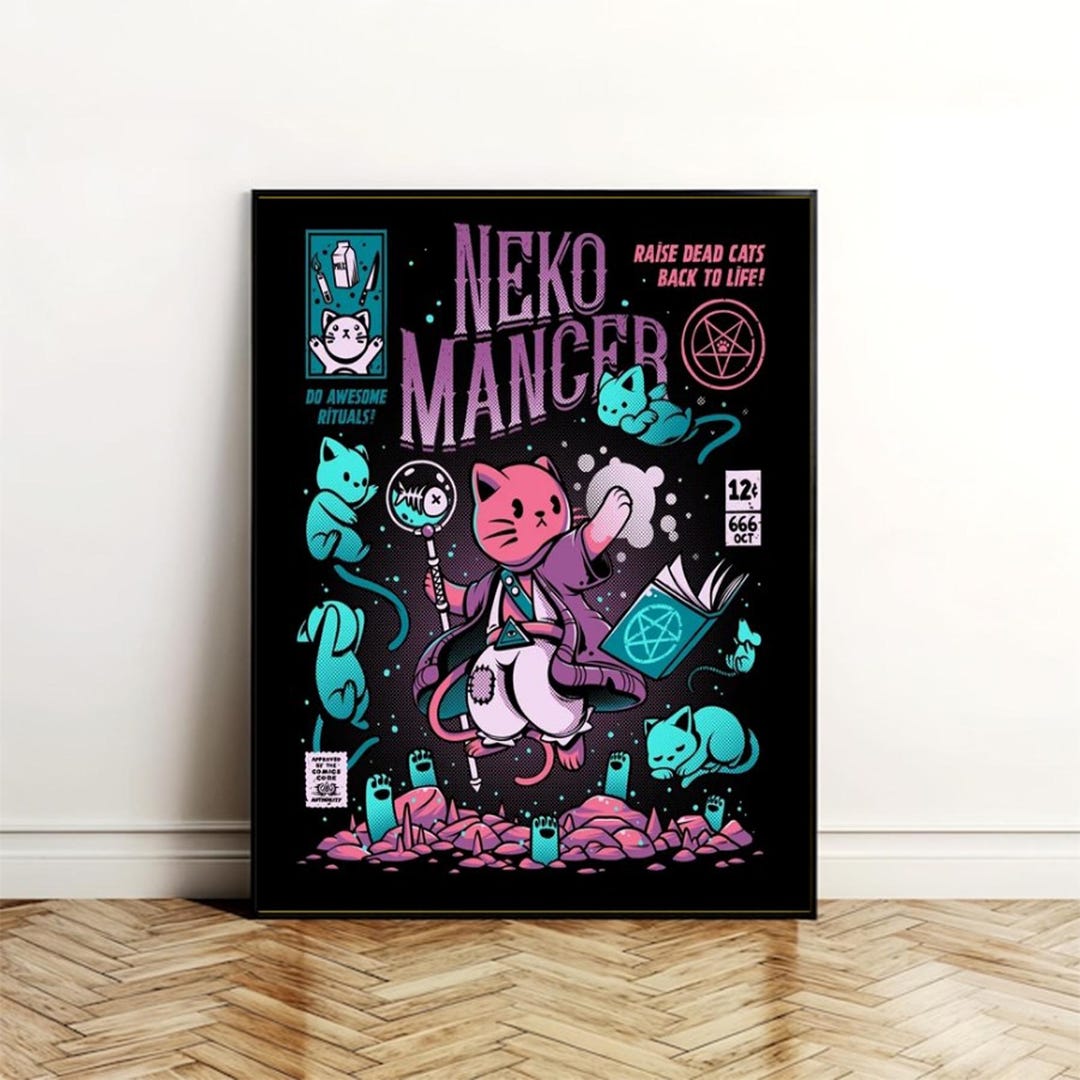 Nekomancer Poster - Etsy