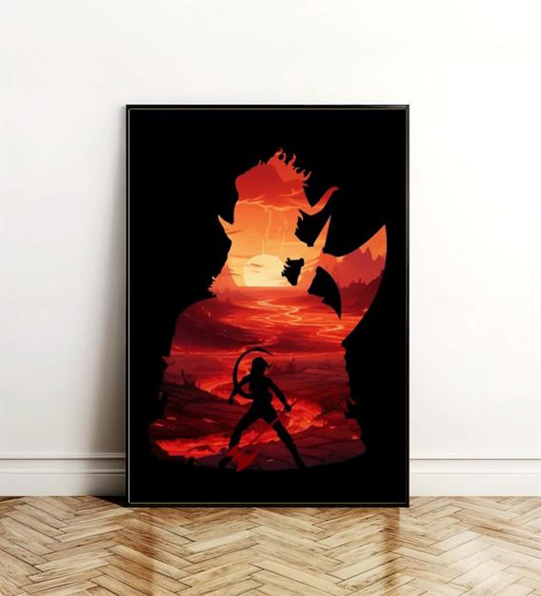Baldur's Gate 3 - Karlach 'illusion Negative' Poster - Etsy