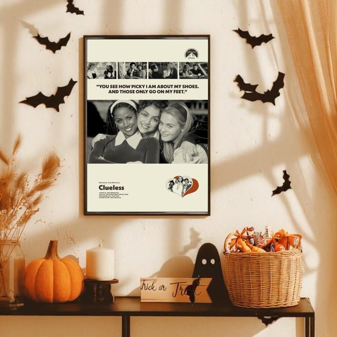 Clueless Movie Poster Minimalist Retro Vintage Home Decor - Etsy