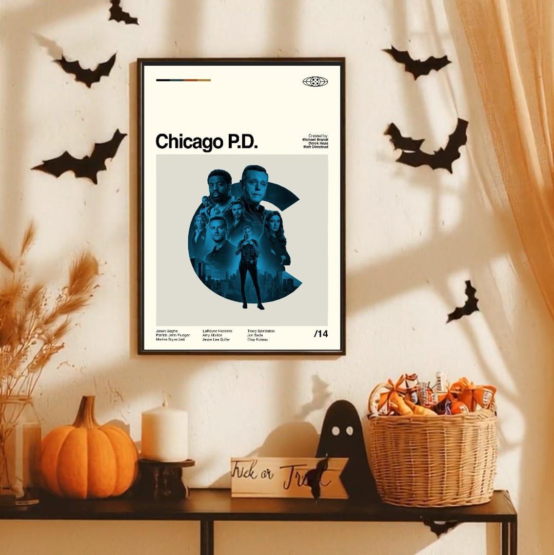 Chicago PD TV Series Poster Minimalist Retro Vintage Home Decor - Etsy