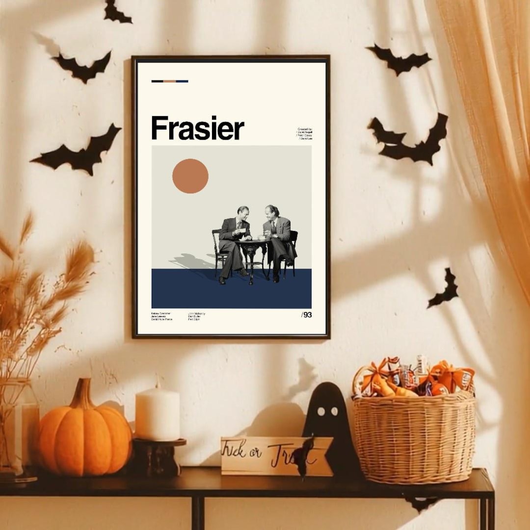 Frasier Poster Minimalist Retro Vintage Home Decor - Etsy