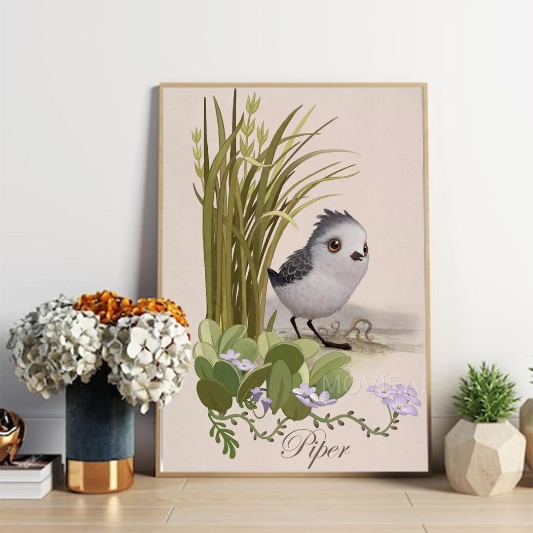 Piper Drawing Pixar Short Movie Poster Film - Etsy