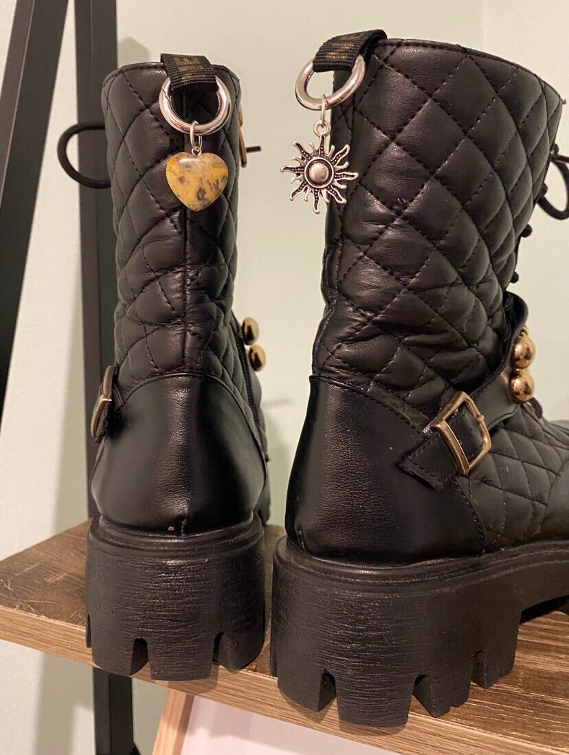 Apollo Sun Silver Boot Charm Boot Lace Charms Protection - Etsy