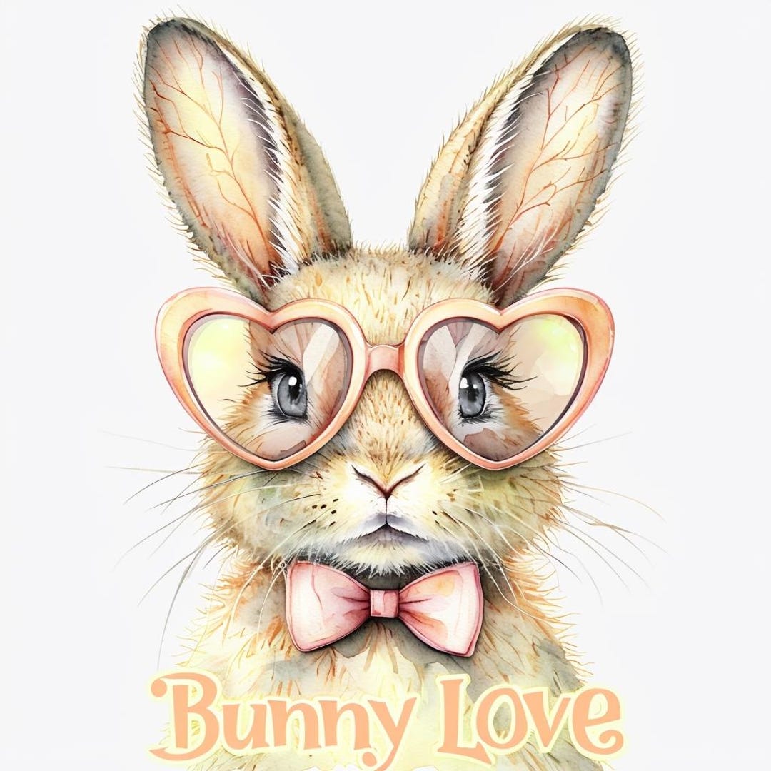Easter, Rabbit, Bunny Love, Rabbit Lover - Etsy