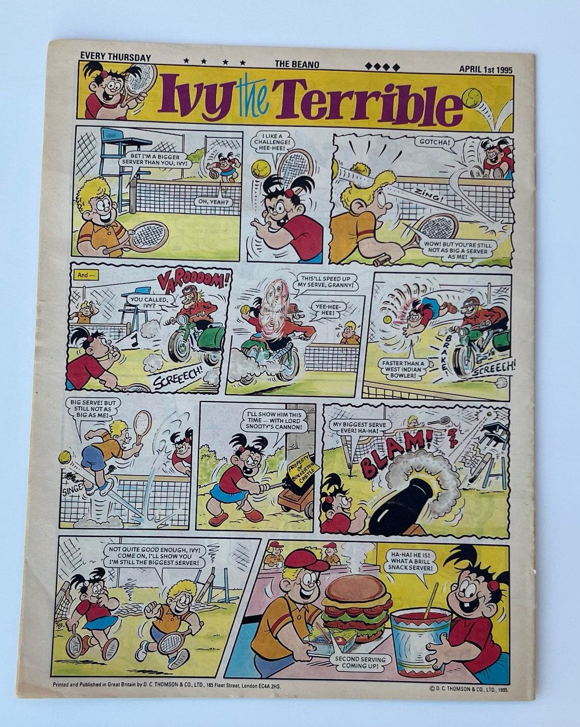 The BEANO Dennis the Menace and Gnasher Comic Magazin Issue - Etsy