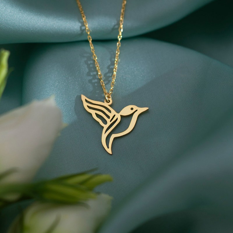 Hummingbird Necklace - Etsy