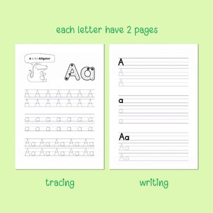 Printable Alphabet Tracing Worksheets, Handwriting Practice Sheets ...