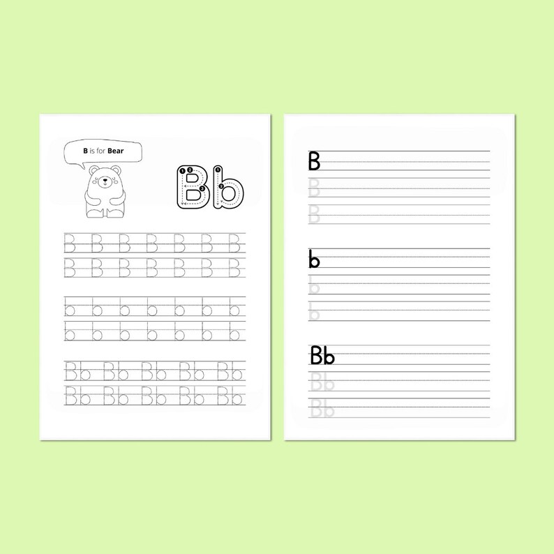 Printable Alphabet Tracing Worksheets, Handwriting Practice Sheets ...