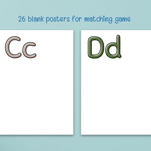 Alphabet Posters, Preschool ABC Posters, Classroom Decor Printable ...