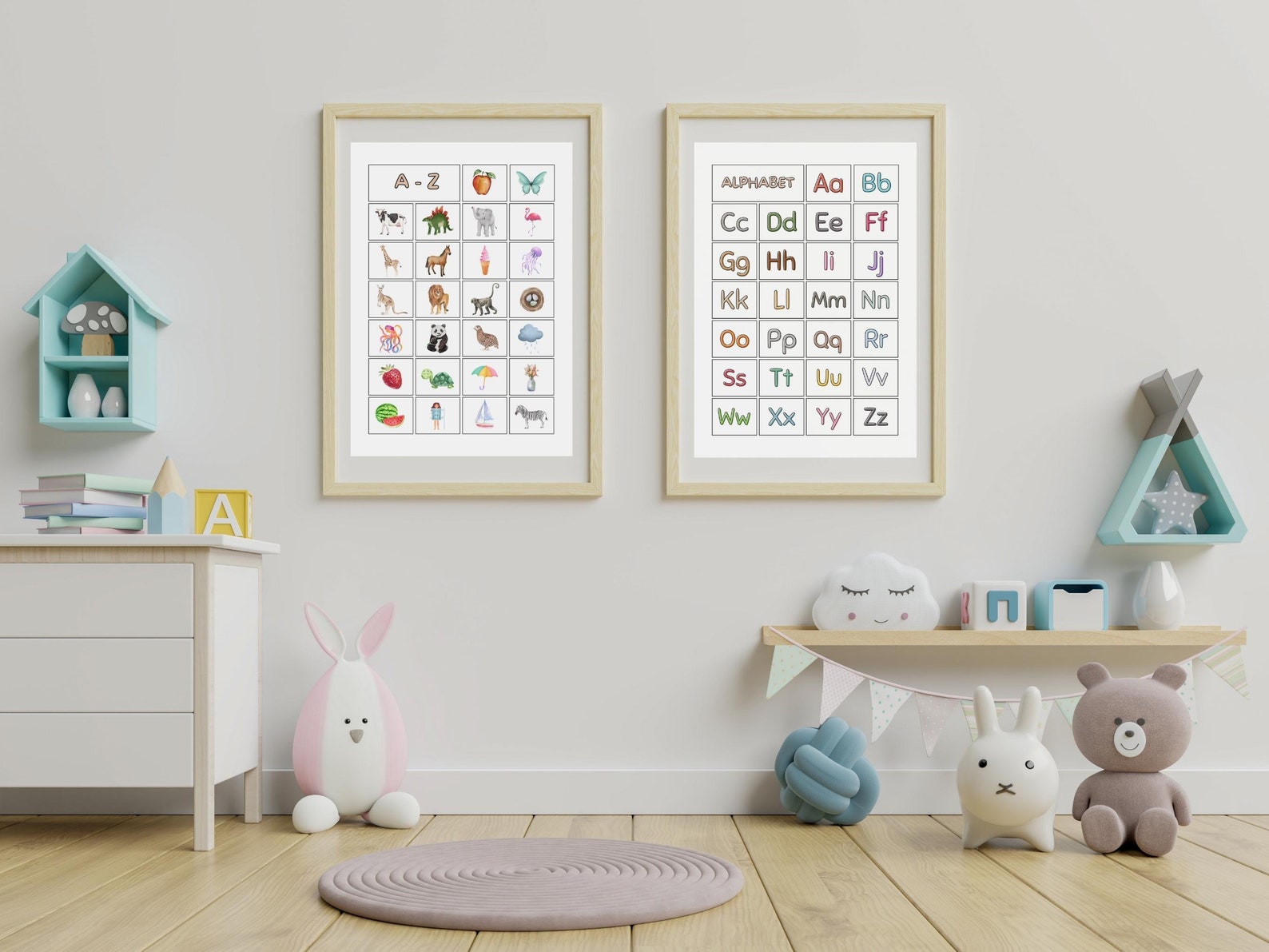 Alphabet Posters ABC Posters Classroom Decor Printable - Etsy