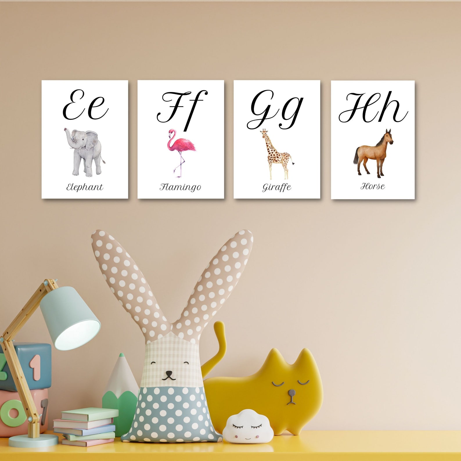 Cursive Alphabet Posters, Classroom Decor, Watercolor Alphabet Posters ...