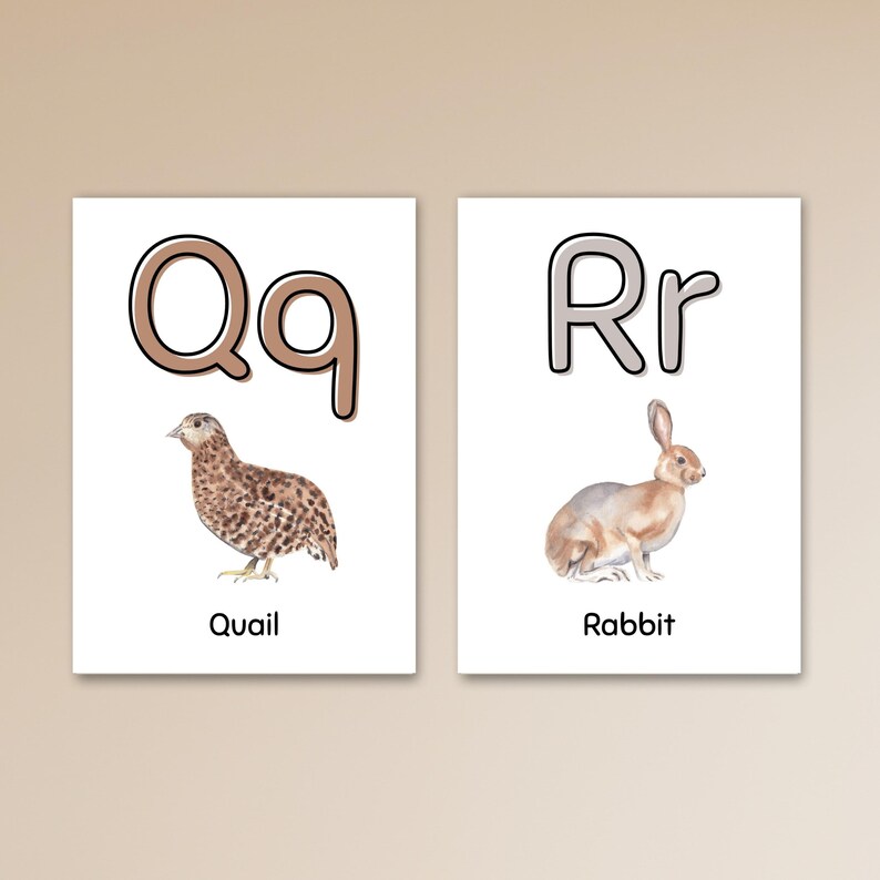 Alphabet Posters, ABC Posters, Classroom Decor Printable - Etsy Canada