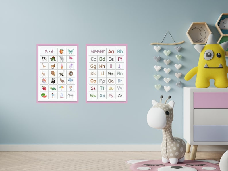 Alphabet Posters ABC Posters Classroom Decor Printable - Etsy