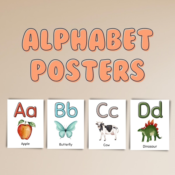 Printable Alphabet - Etsy