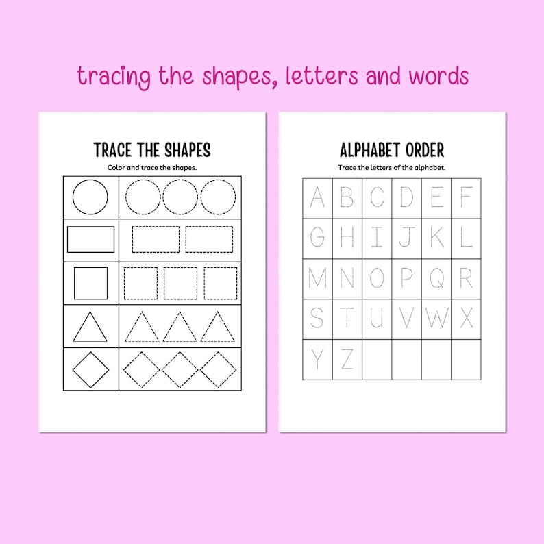 Preschool Worksheets Printable, Preschool Activities, Alphabet Tracing ...