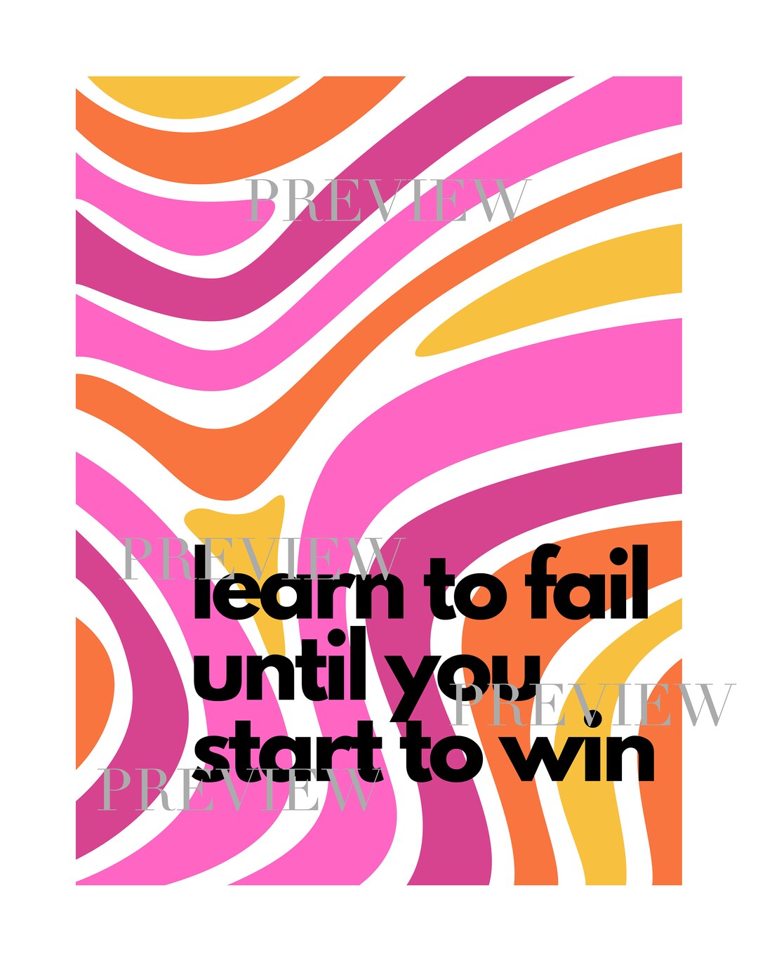 Motivational Poster Digital Design Download - Etsy