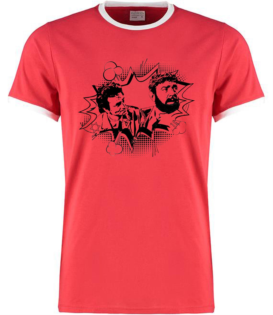 Nostalgia Columbo Comic Villain Ringer Tee Bye-bye Sky High - Etsy